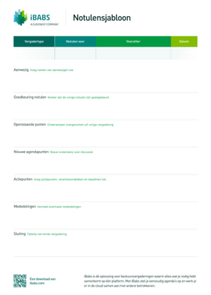 Board Meeting Templates Kit | iBabs