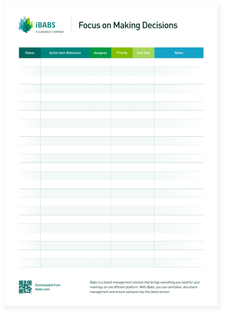 Board Meeting Templates Kit | iBabs