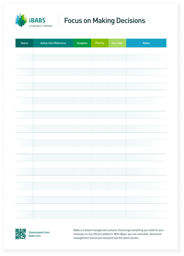 Board Meeting Templates Kit | iBabs