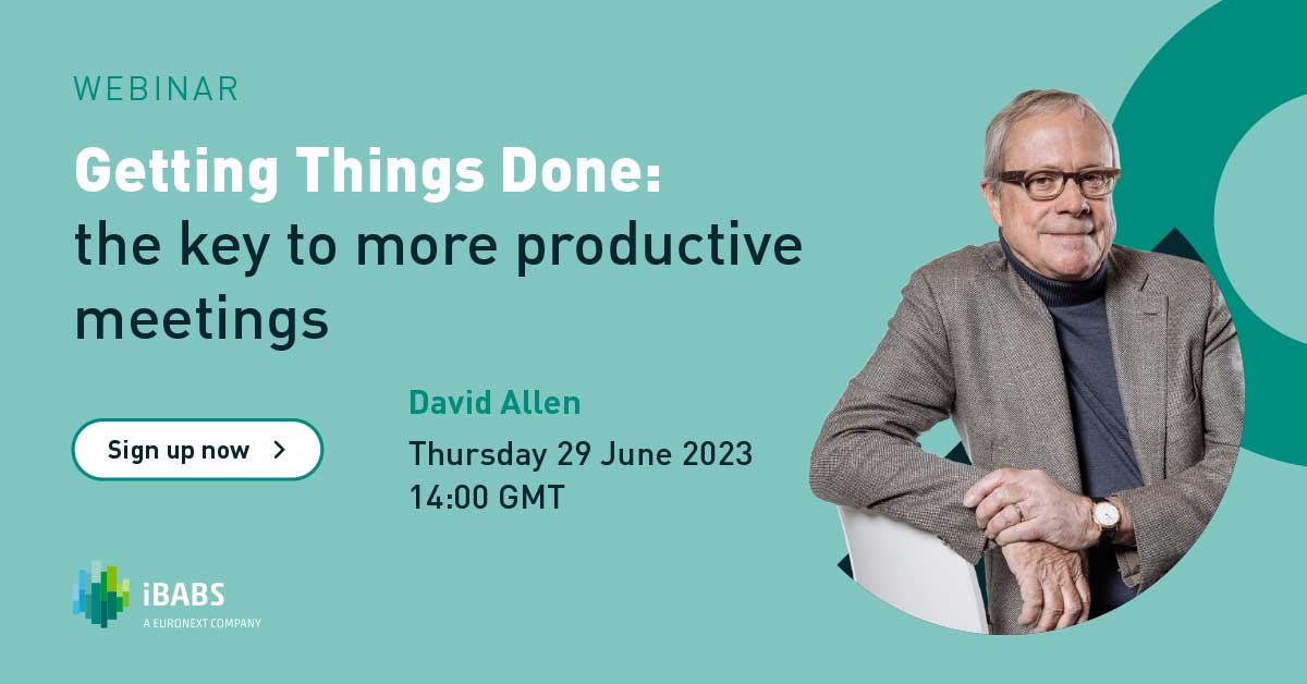 Getting Things Done: The key to more productive meetings | Webinar with ...
